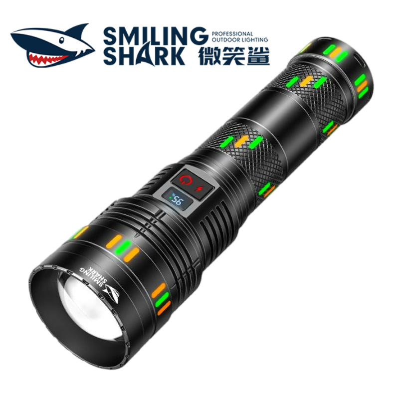 Smiling Shark SD5996 Powerful Flashlight 15000 Lumens Led M80 Strong ...