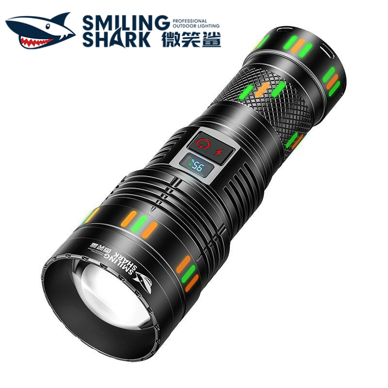 Smiling Shark SD5995 Powerful Flashlight M80.2 12000 Lumens Led Torch ...