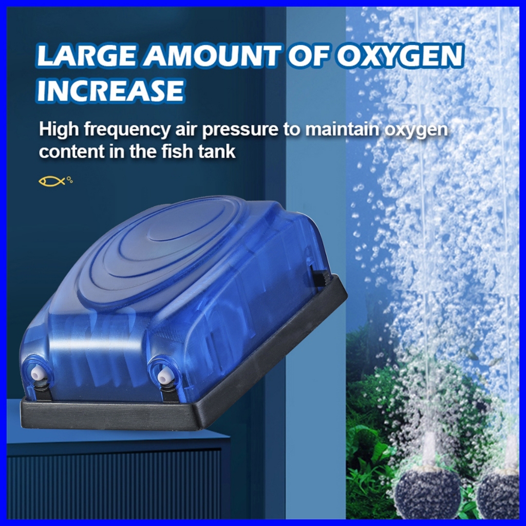 Aquarium Air Pump Fish Tank Oxygen Pump Aquarium Air Compressor ...