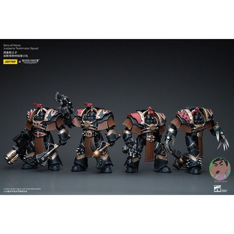 JOYTOY Warhammer 40K Sons of Horus Justaerin Terminator Squad SET OF 4 ...