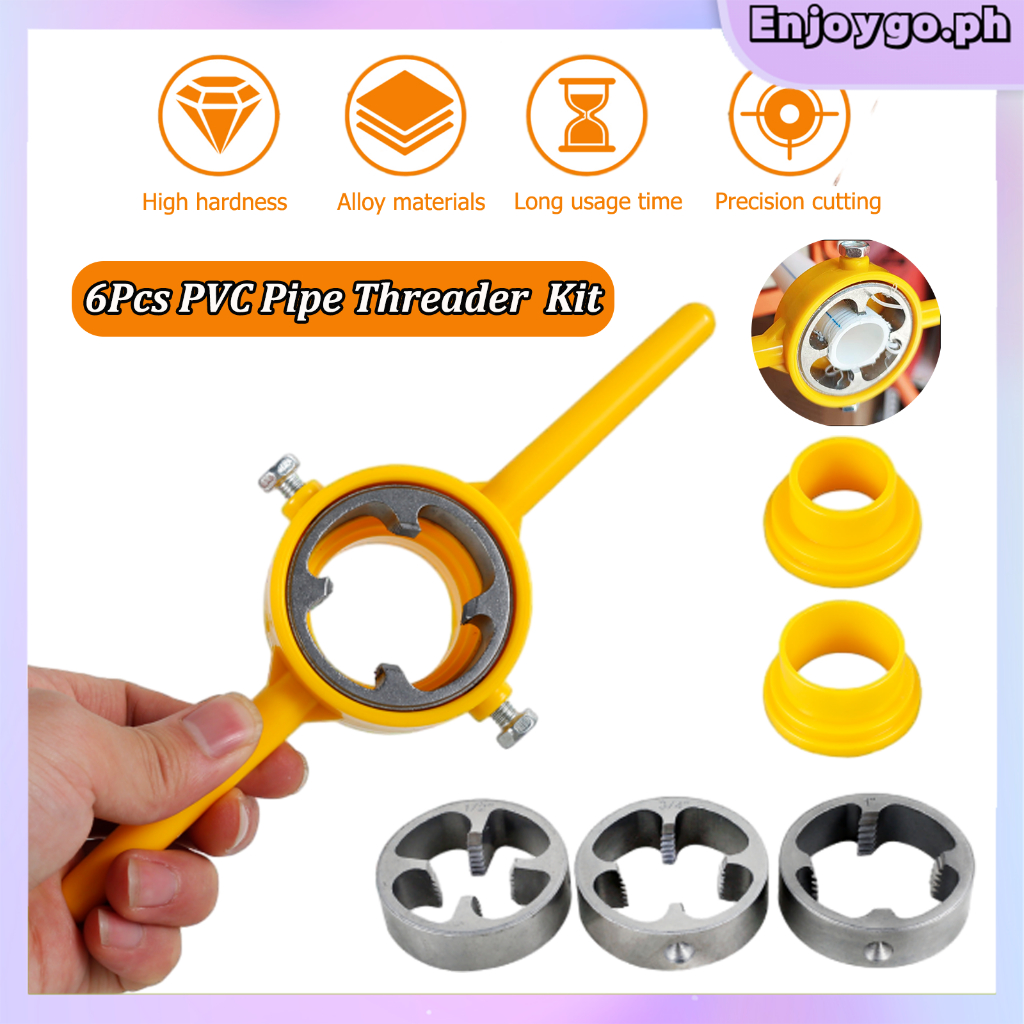 6Pcs/20Pcs PVC Thread Maker Tool Pipe Threader Kit with 1/2 Inch 3/4 ...