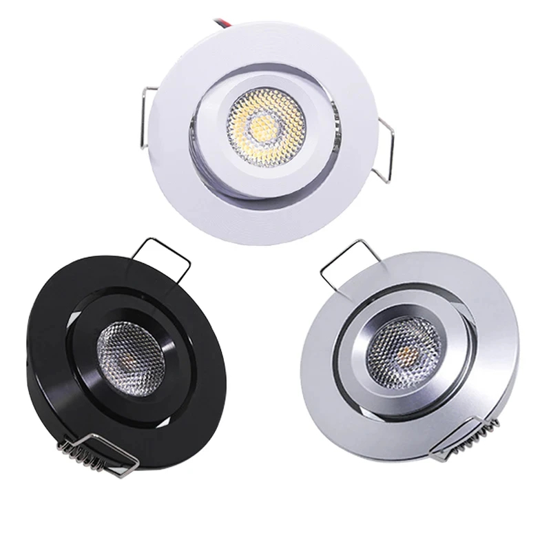 Led Adjustable Ceiling Spotlight 12V 24V 3W Recessed Living Room ...