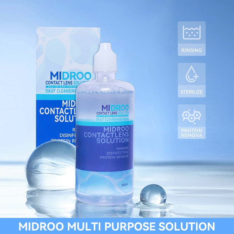 【2-5 days to arrive】Midroo 60ml / 120ml / 360ml Multi-Purpose Contact ...