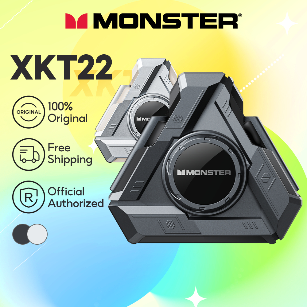 Monster XKT22 Bluetooth Earphone Wireless Earphone HIFI Stereo Sound HD ...