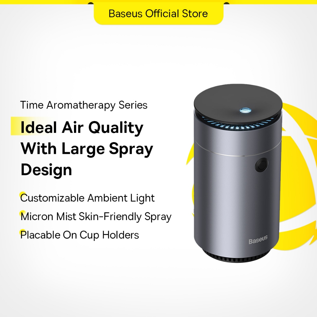 Baseus Car Diffuser Humidifier Air Freshener with LED Light For Car ...