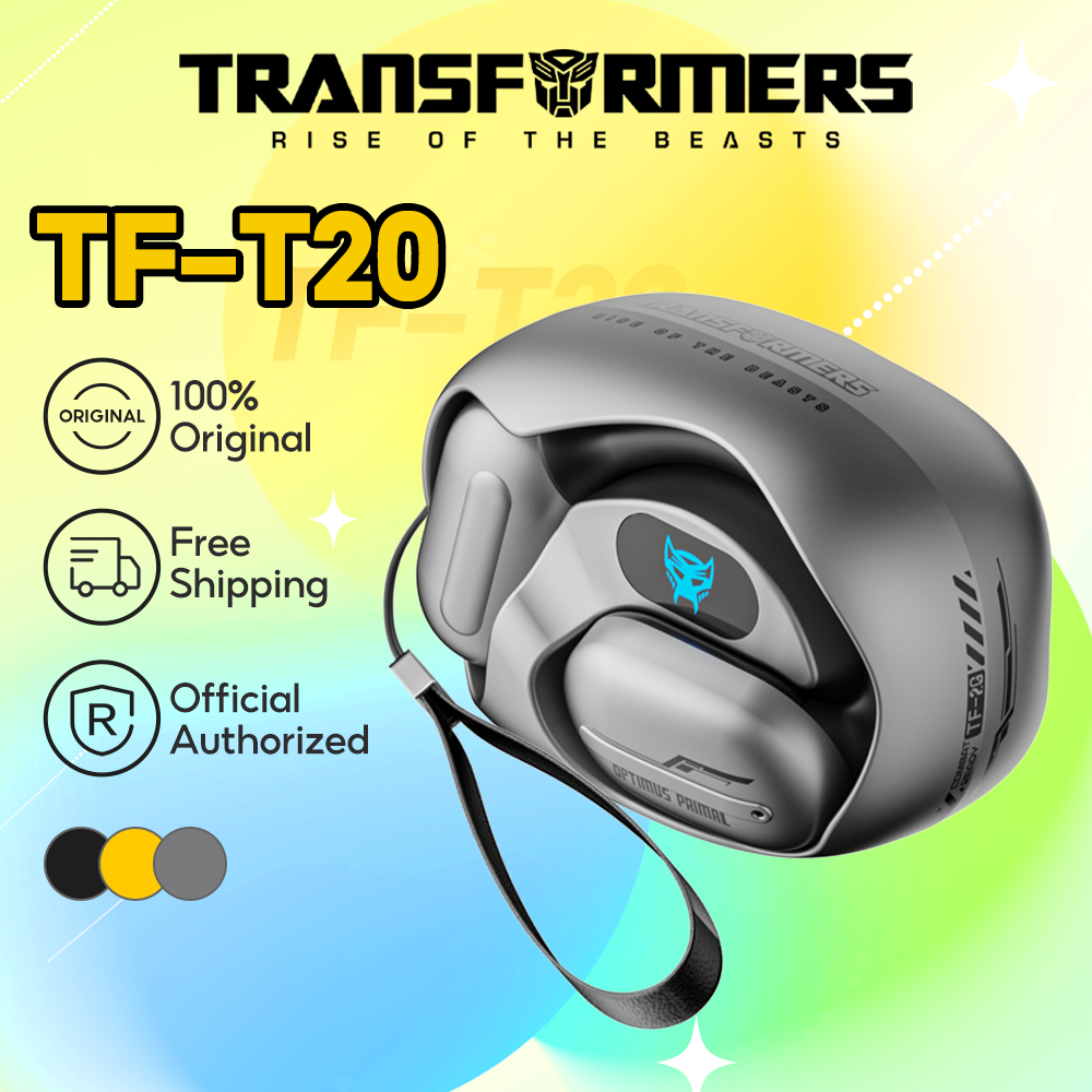 Transformers TF-T20 Bluetooth 5.4 Wireless Music Ear Hook Earphones ...