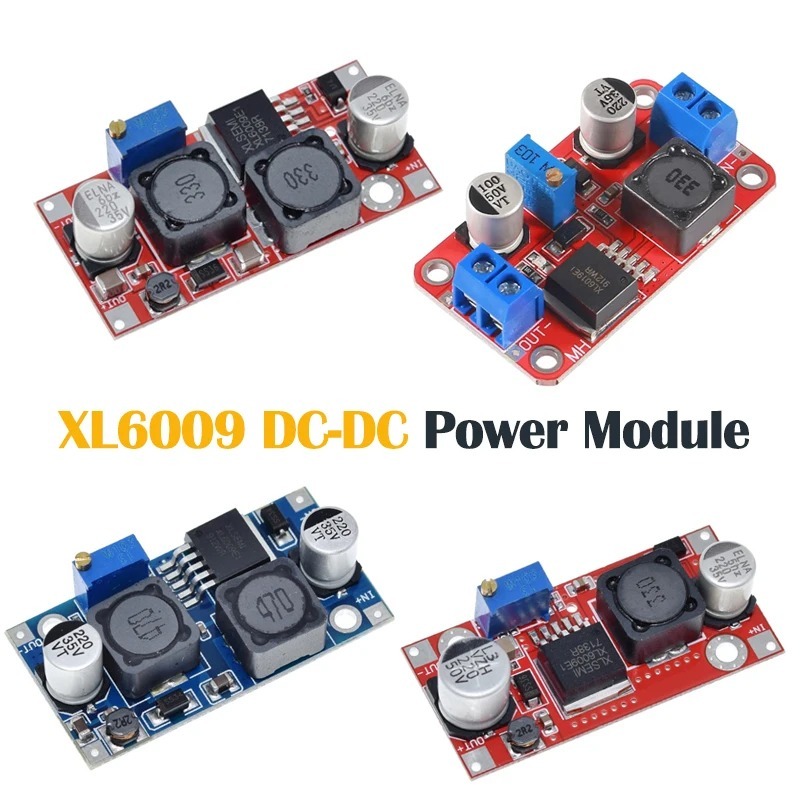 Boost Buck DC-DC Adjustable Step Up Down Converter XL6009 Power Supply Module 20W 5-32V to 1.2 ...