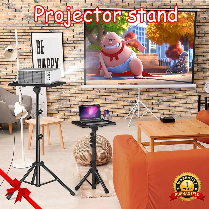 Best Portable Adjustable Height Outdoor Projector Stand Foldable ...