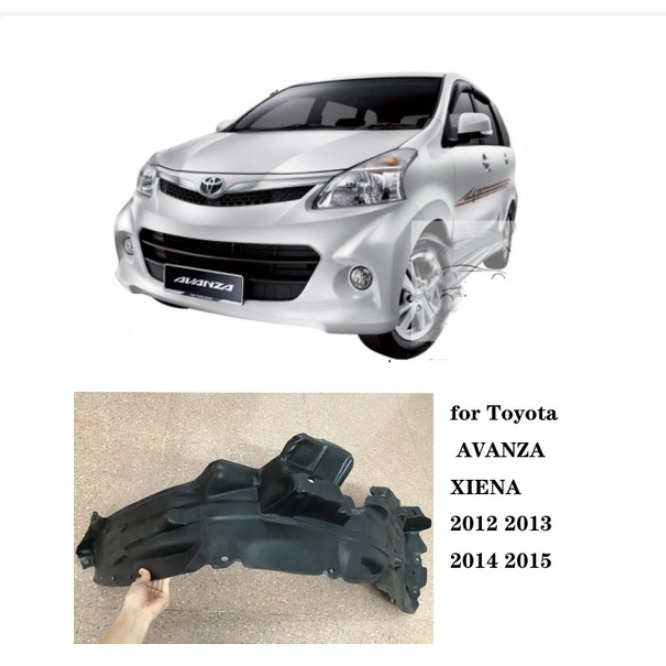 Car front fender liner for Toyota AVANZA XIENA 2012 2013 2014 2015 car ...