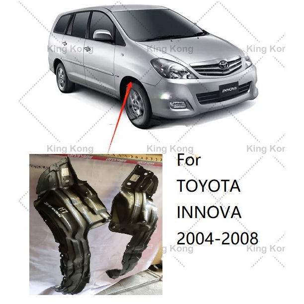 Car front fender liner for TOYOTA INNOVA 2004 2005 2006 2007 2008 GEN1 ...