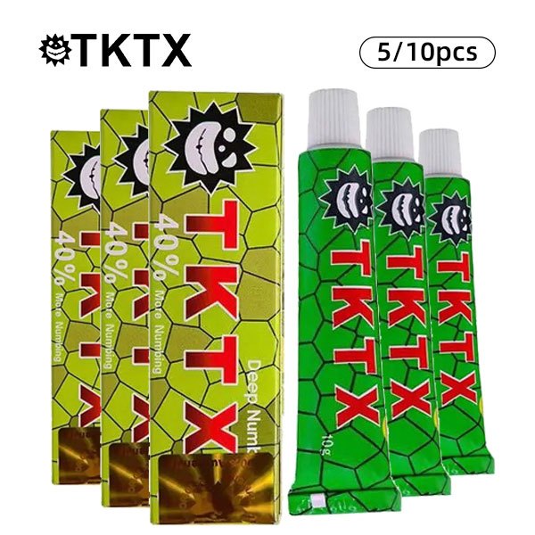 5/10PCS Original TKTX 40% Green Numbing Cream More Numbing Piercing ...