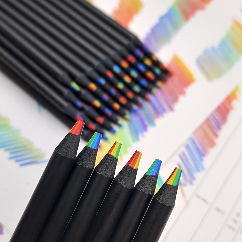 3.3mm Colorful Pencils Students Writing Drawing Graffiti Art Supplies ...