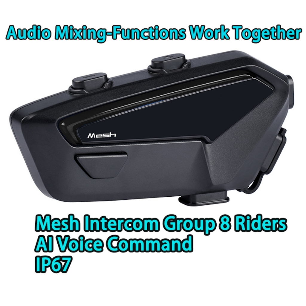 [Authentic] FX Pro Hi-Res Audio Version Mesh Intercom Motorcycle helmet ...