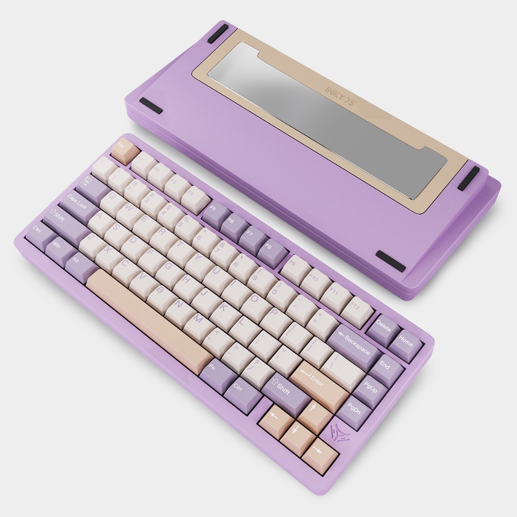 ElecFox INKY 75 Aluminum Full Build Mechanical Keyboard 75% Layout ...