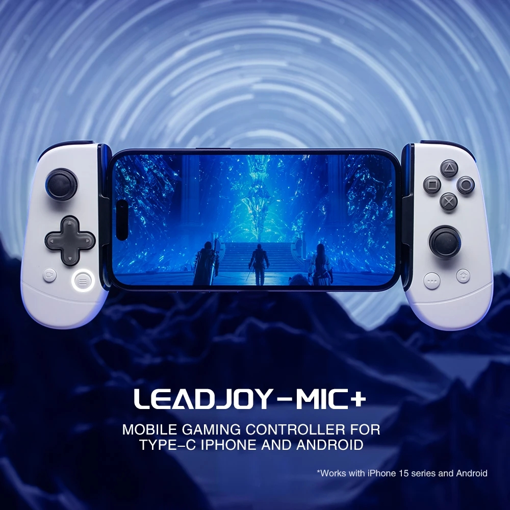 LEADJOY M1/M1C Mobile Phone Gamepad Gaming Controller for iPhone 15 ...
