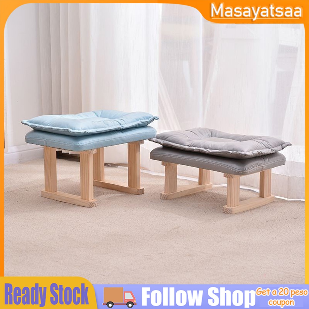 Creative Shoe Changing Stool with Solid Wood Stool Living Room Sofa ...