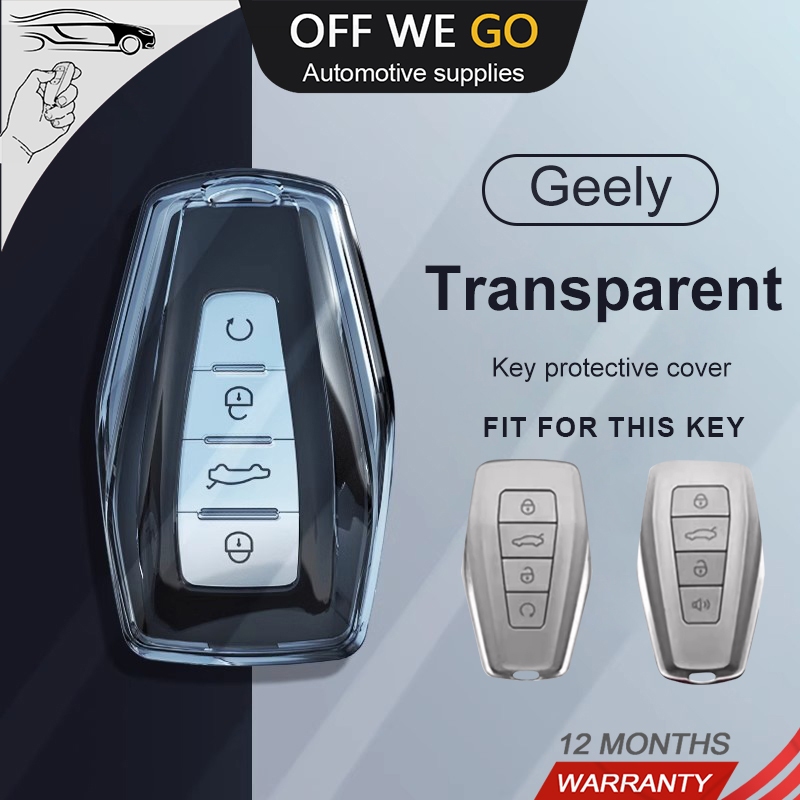 Soft TPU car remote keybox for Geely Emgrand X7 EX7 Coolray 2019-2020 ...