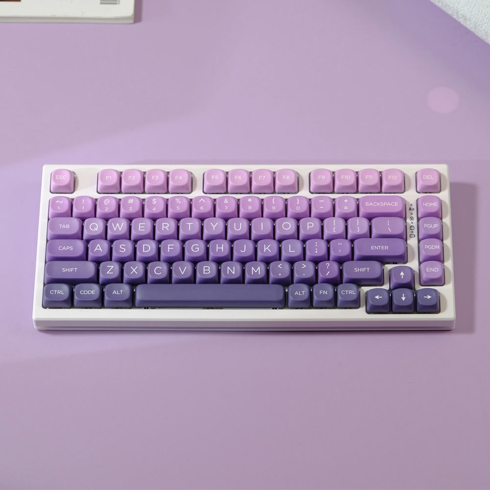 XOA MOA Profile Keycaps Violets Purple Gradient Keycaps PBT Dye ...