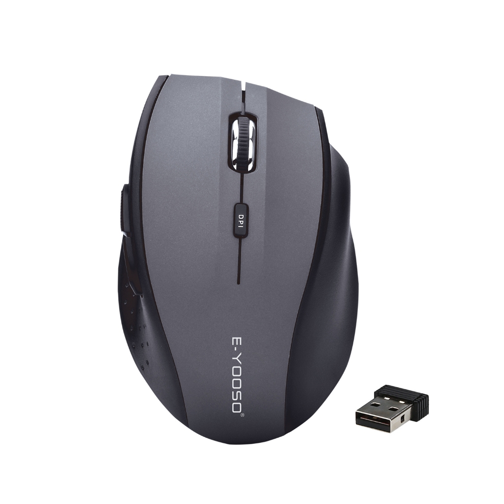 E-YOOSO E-1010 USB 2.4G Wireless Gaming Mouse 2400 DPI optical game mice ergonomic laptop PC ...