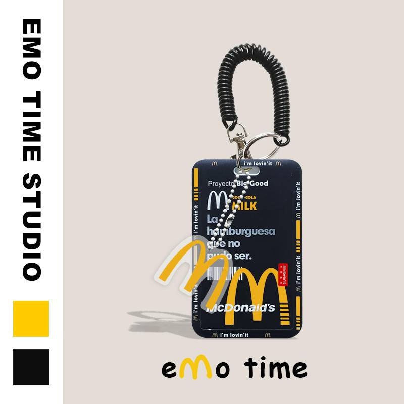 McDonald's ID card holder campus student card bus subway card cover ...