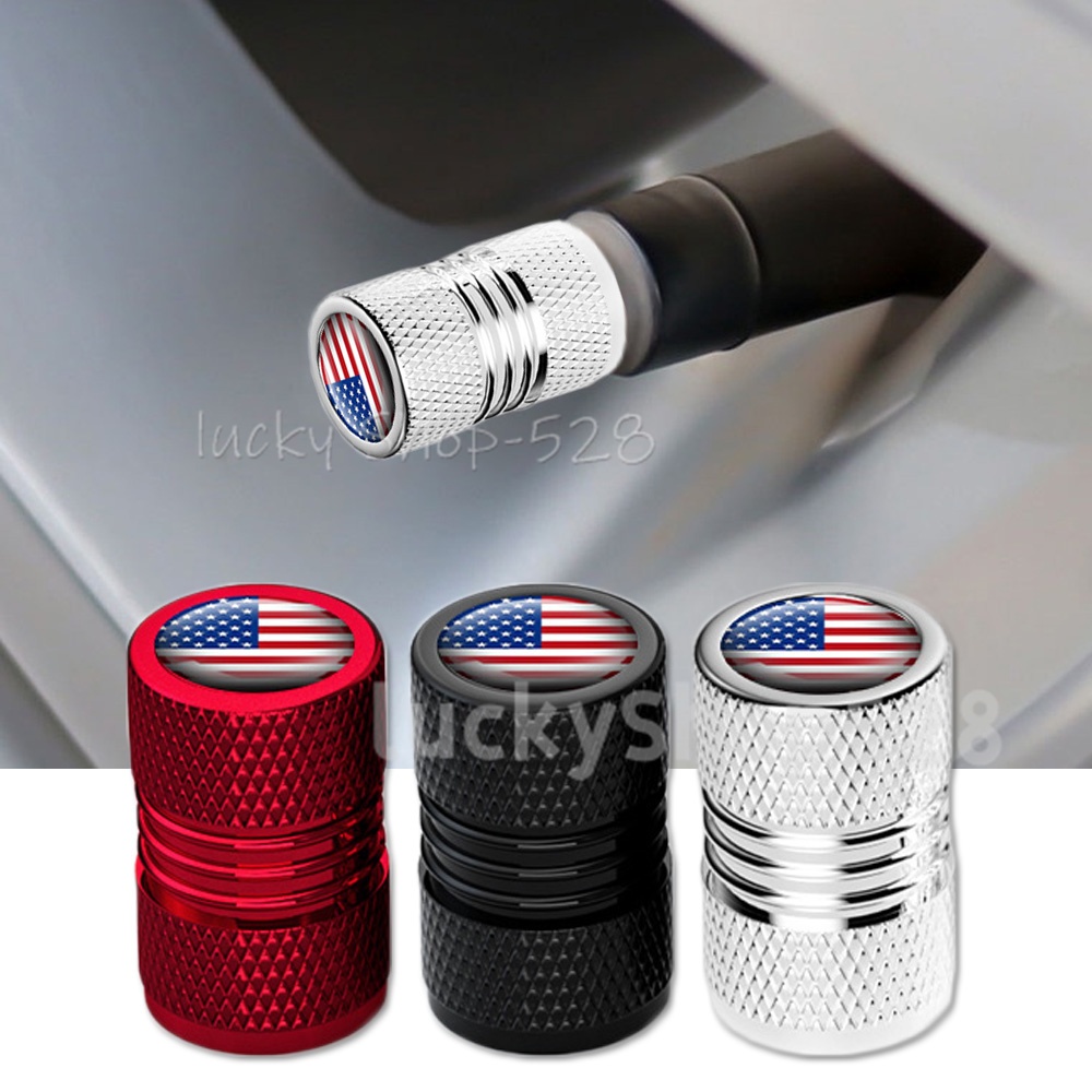 4 Pcs Car Tire Valve Cover Anti-Theft Anti-Leak Cover Tire Rod Air ...