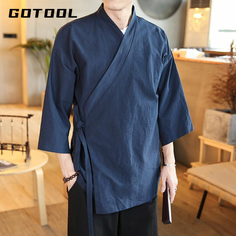 【GOTOOL】chef uniform Japanese work clothes medium sleeve restaurant ...