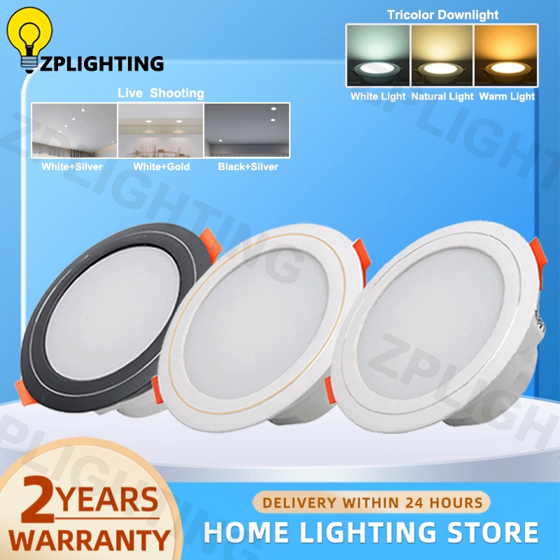 Pin Lights Led Tri Color 5W Ceiling Lights Modern Design Downlight ...
