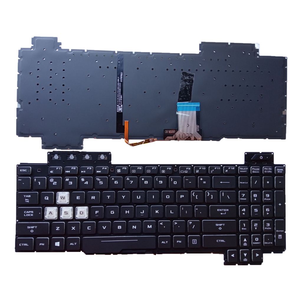 New US RGB Backlit Keyboard For ASUS FX505/FX504/FX705/FX80/FX86 ...