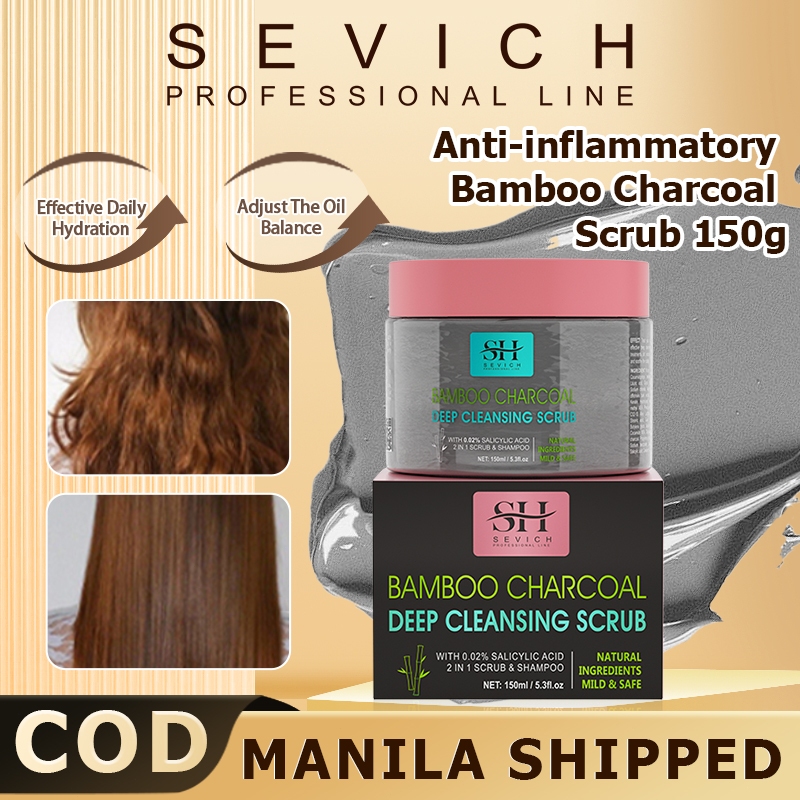SEVICH Salicylic Acid Charcoal Scalp Anti-Inflammatory Scrub Itching ...