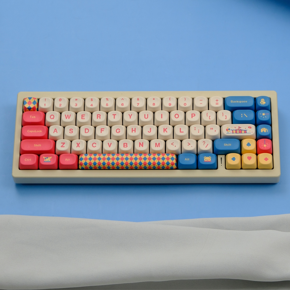 XOA MOA Profile Keycaps Circus Keycaps PBT Dye Sublimation KeyCap Cute ...