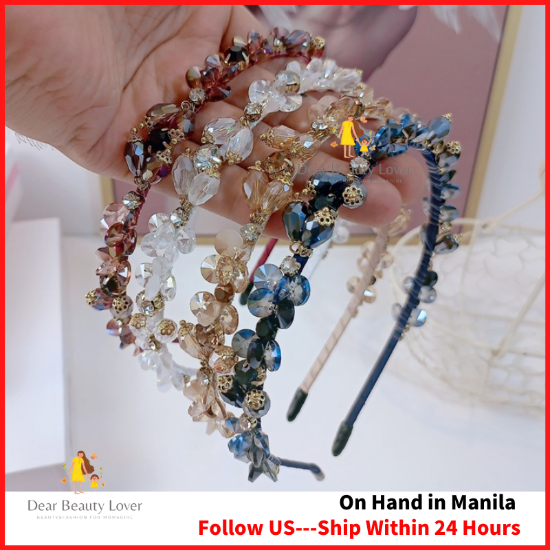 Exquisite Crystal Headband Luxury Diamond Hairband Fashion Crystal ...