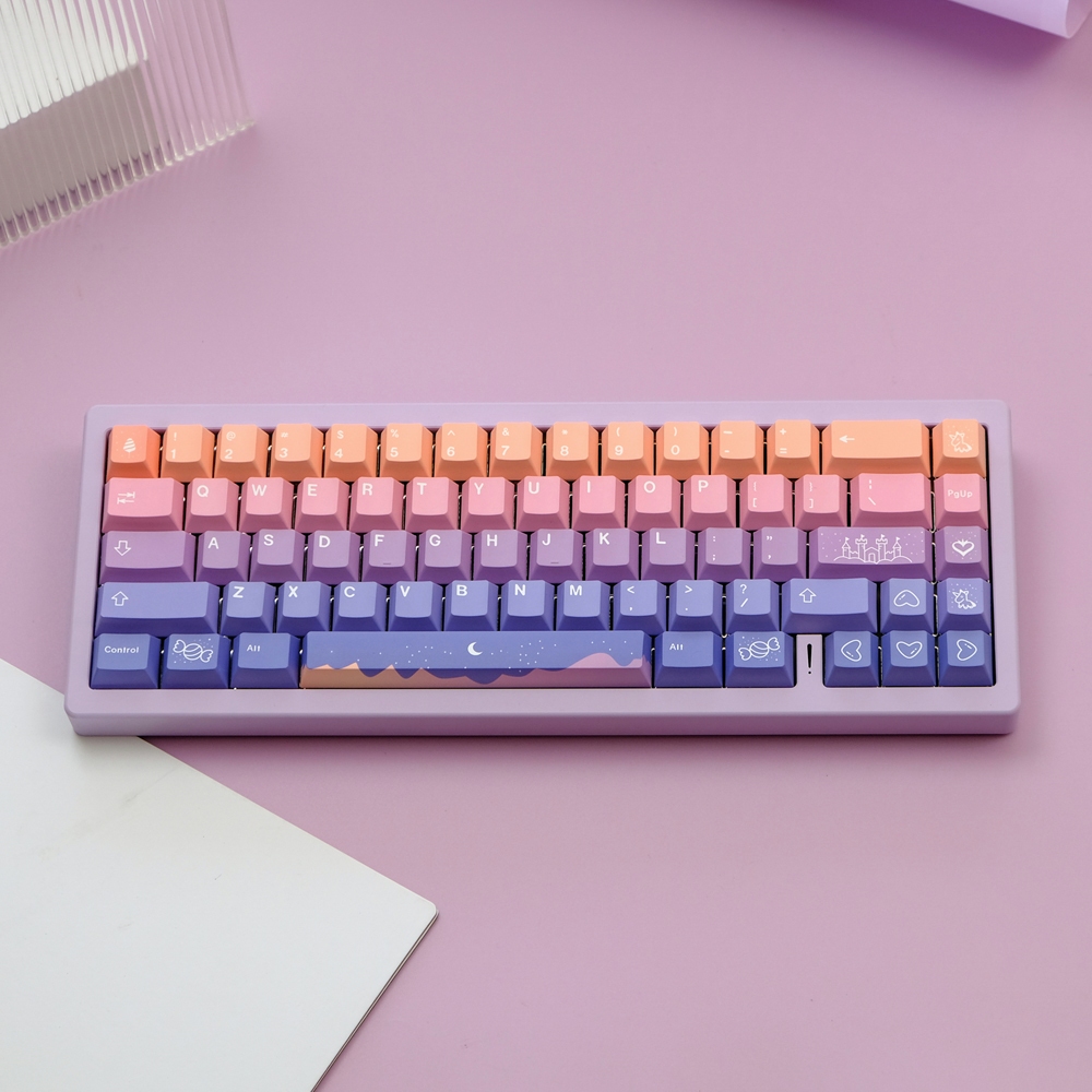 129 Keys Fairy Tales Keycap Cherry Profile Keycaps PBT Dye Sublimation ...