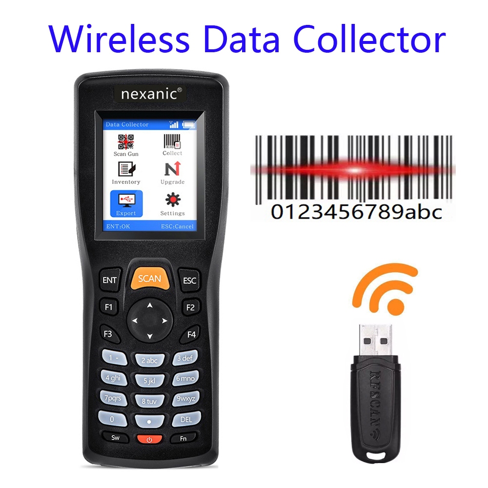 PDT3309 Wireless Barcode Scanner with LCD Screen Portable Inventory ...