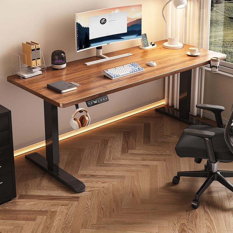 Electric Lifting Computer Desk Height Adjustable Desk Ergonomic ...