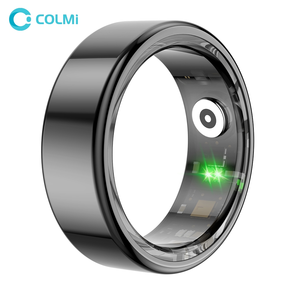 COLMI R02 Smart Ring Military Grade Titanium Steel Shell Health ...