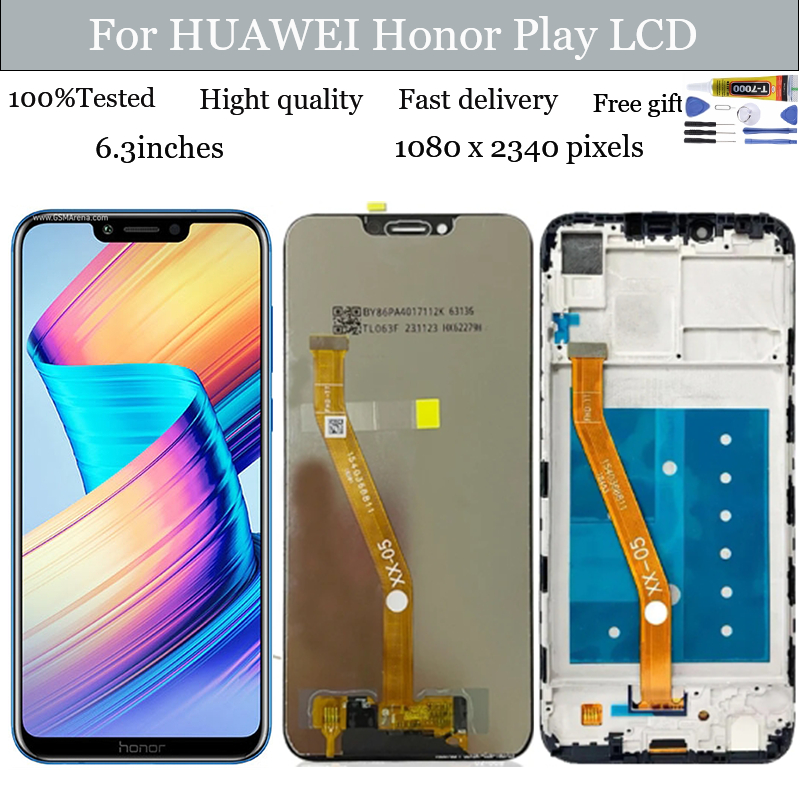For Huawei Honor Play LCD Display Screen Touch Panel Digitizer With ...