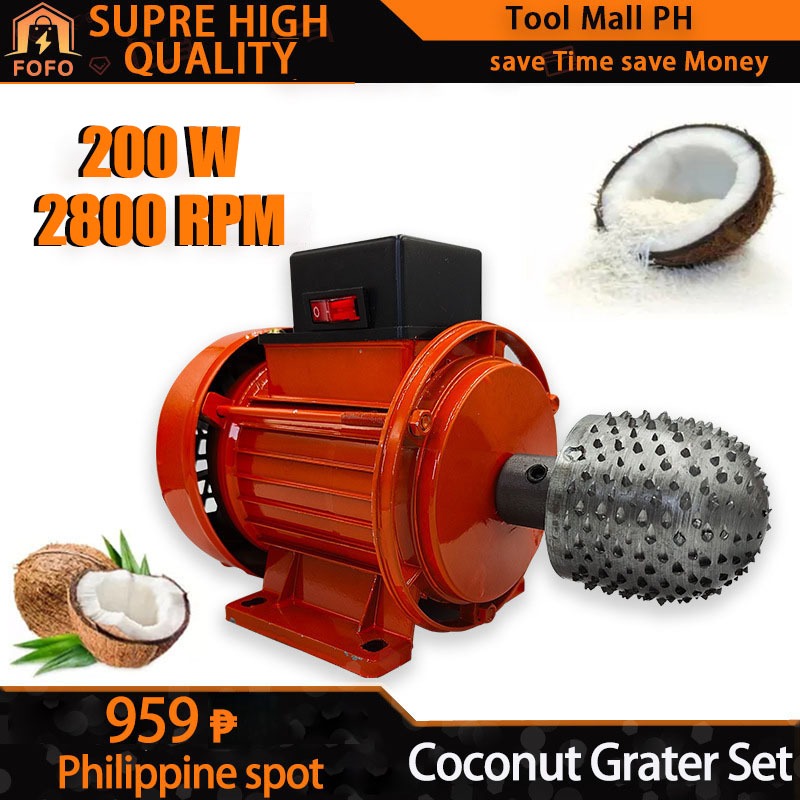 FOFO Coconut Grater Machine Set Electric Coconut Grater 100% ORIGINAL ...