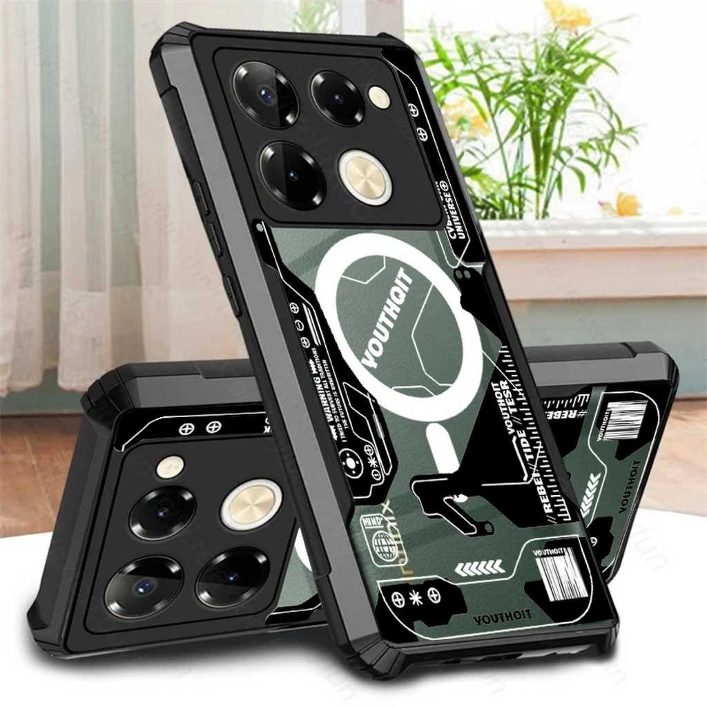 [Ready Stock] Shockproof Phone Casing For infinix Note 40 Pro Plus 30 12 VIP 10 11 Pro 8 7 30i ...