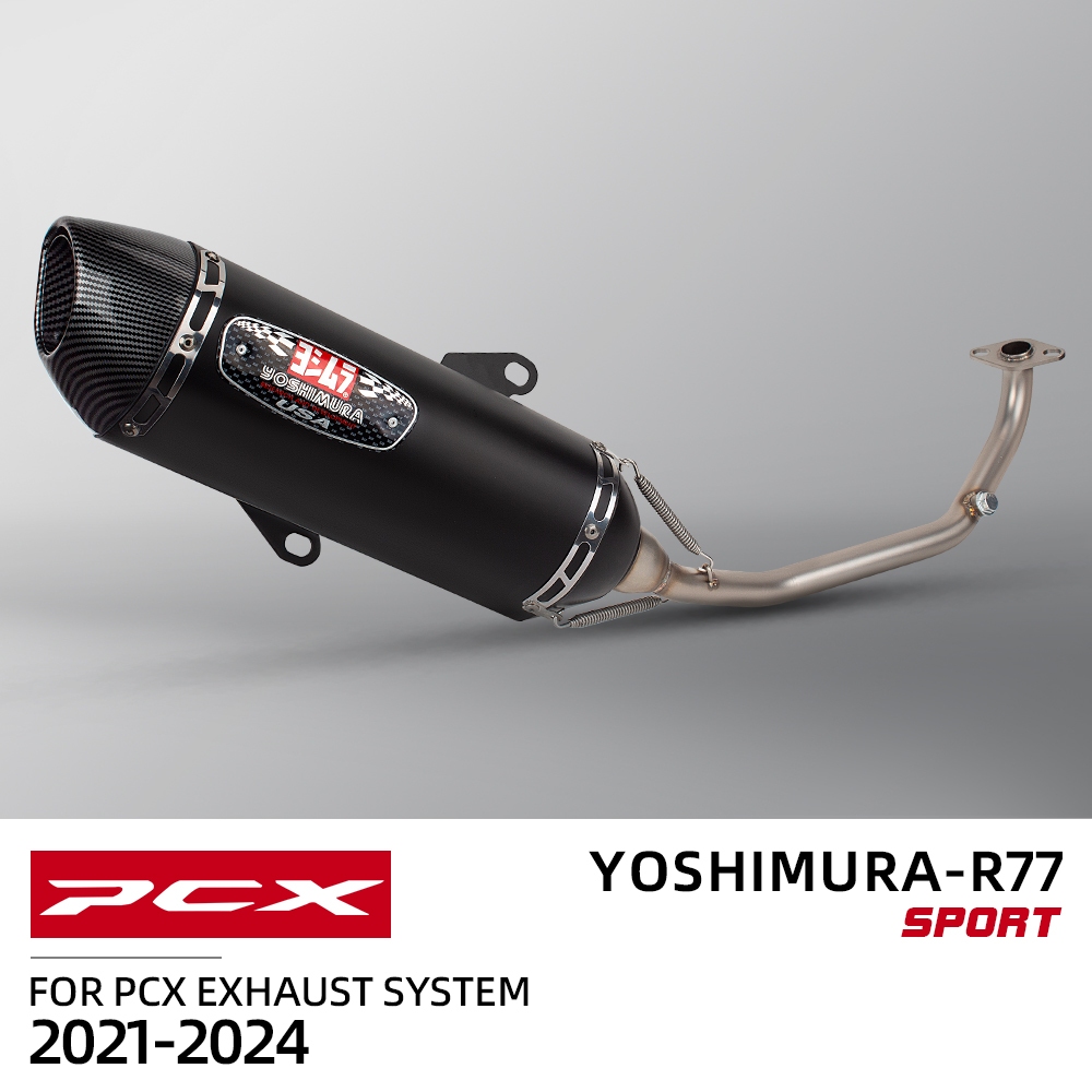 yoshimura R77 sport racing exhaust for honda pcx pcx160 full exhaust ...