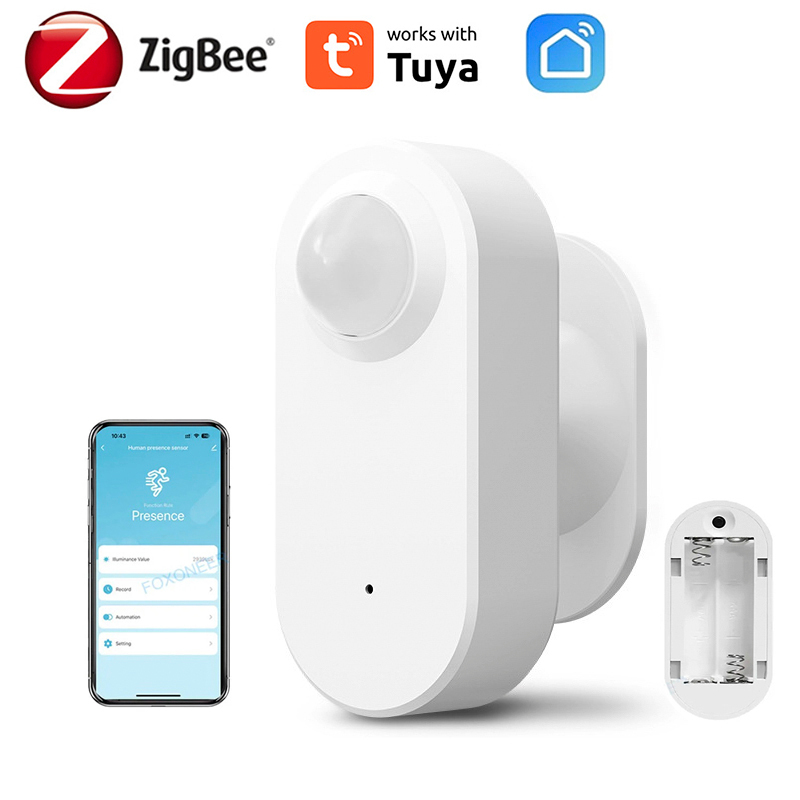 Tuya Zigbee Smart PIR Motion Sensor Human movement Detector Battery ...
