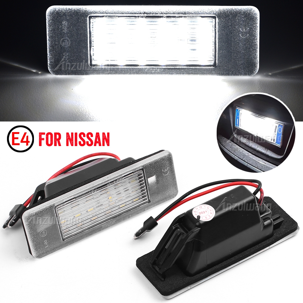 2Pcs LED License Number Plate Light Lamps For Nissan Altima L32 Rogue ...