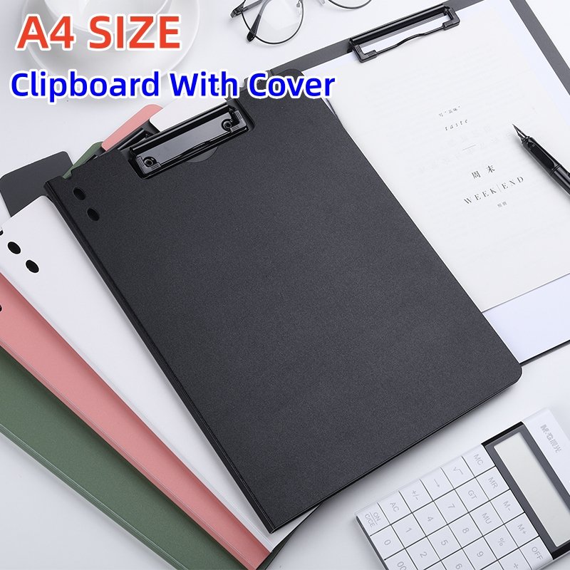 A4 File Folder Clipboard Writing Pad Memo Clip Board With Cover ...