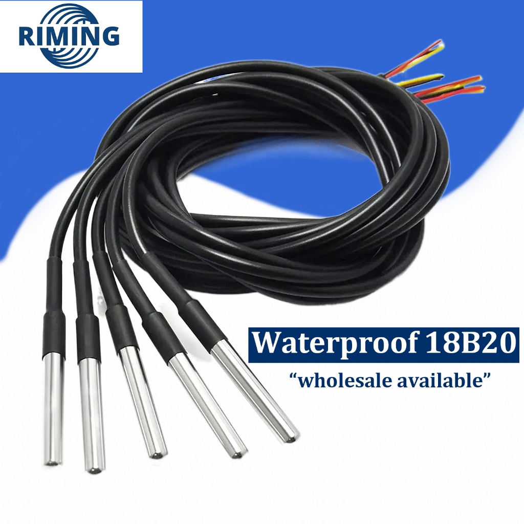1PCS Waterproof DS18B20 thread temperature probe temperature sensor ...