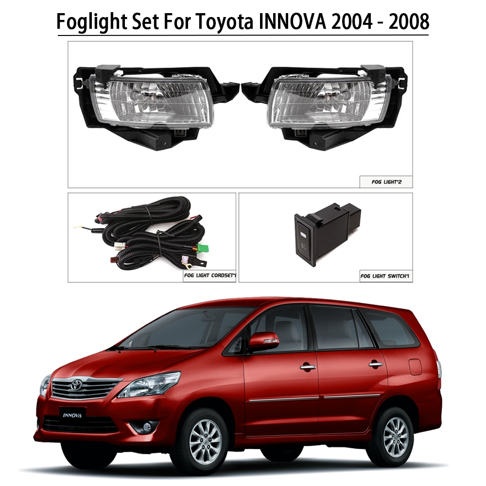 Innova Fog Light Fog Lamps 1 Pair Foglight Foglamp Assembly Complete ...