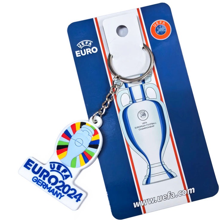 2024 UEFA European Championship Euro Cup emblem keychain pendant gift ...