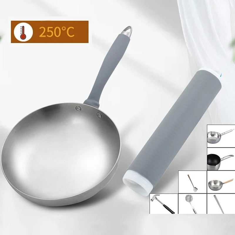 New Self-shrink Handle Anti-scalding Pot Handle Heat Resistant Cover ...