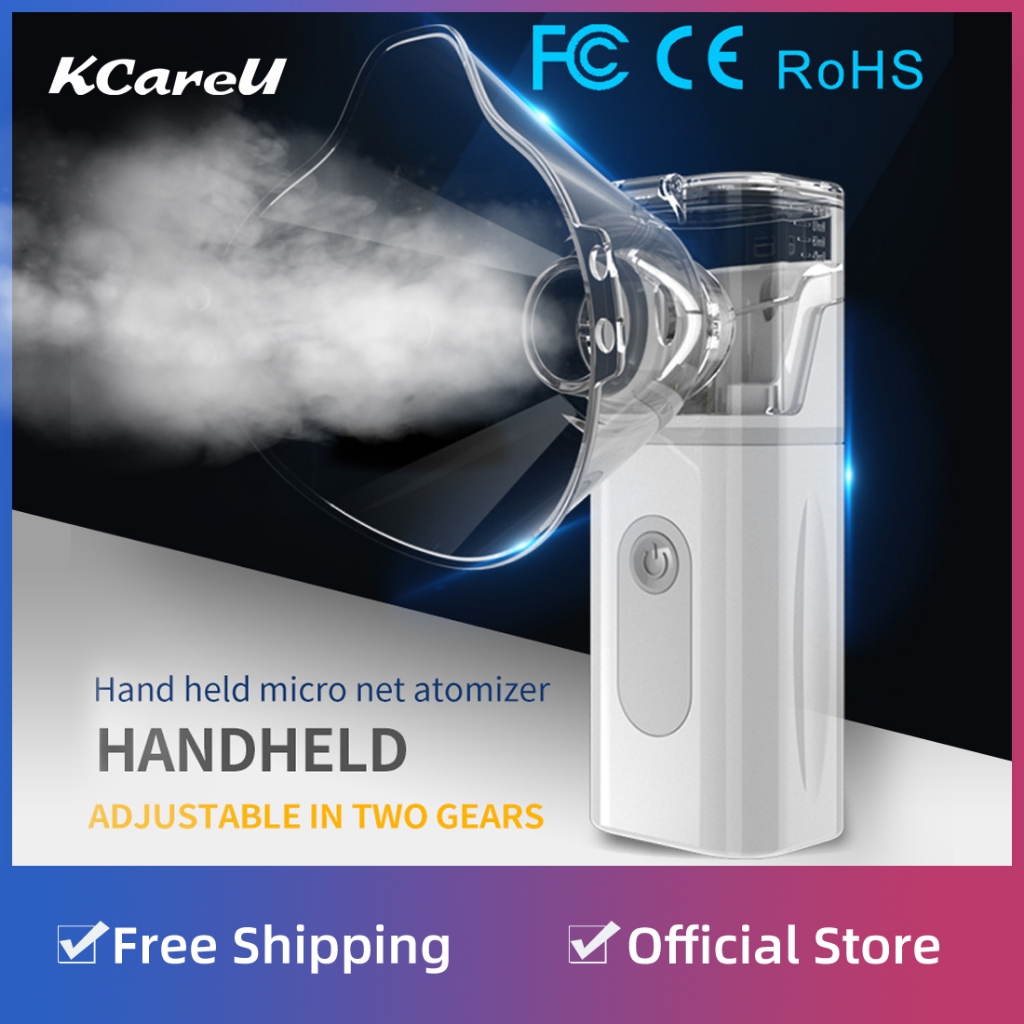 KCareU Portable Nebulizer for Travel Home Kids Adults Handheld ...