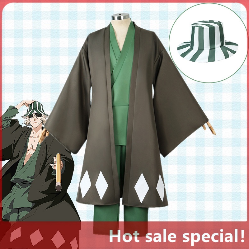 Urahara Kisuke cosplay Costume Japanese Comics Death God Male ...