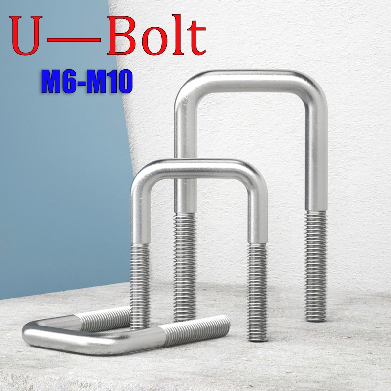 304 Stainless Steel U-Shaped Bolt Right Angle U-Shaped Screw U-Shaped ...
