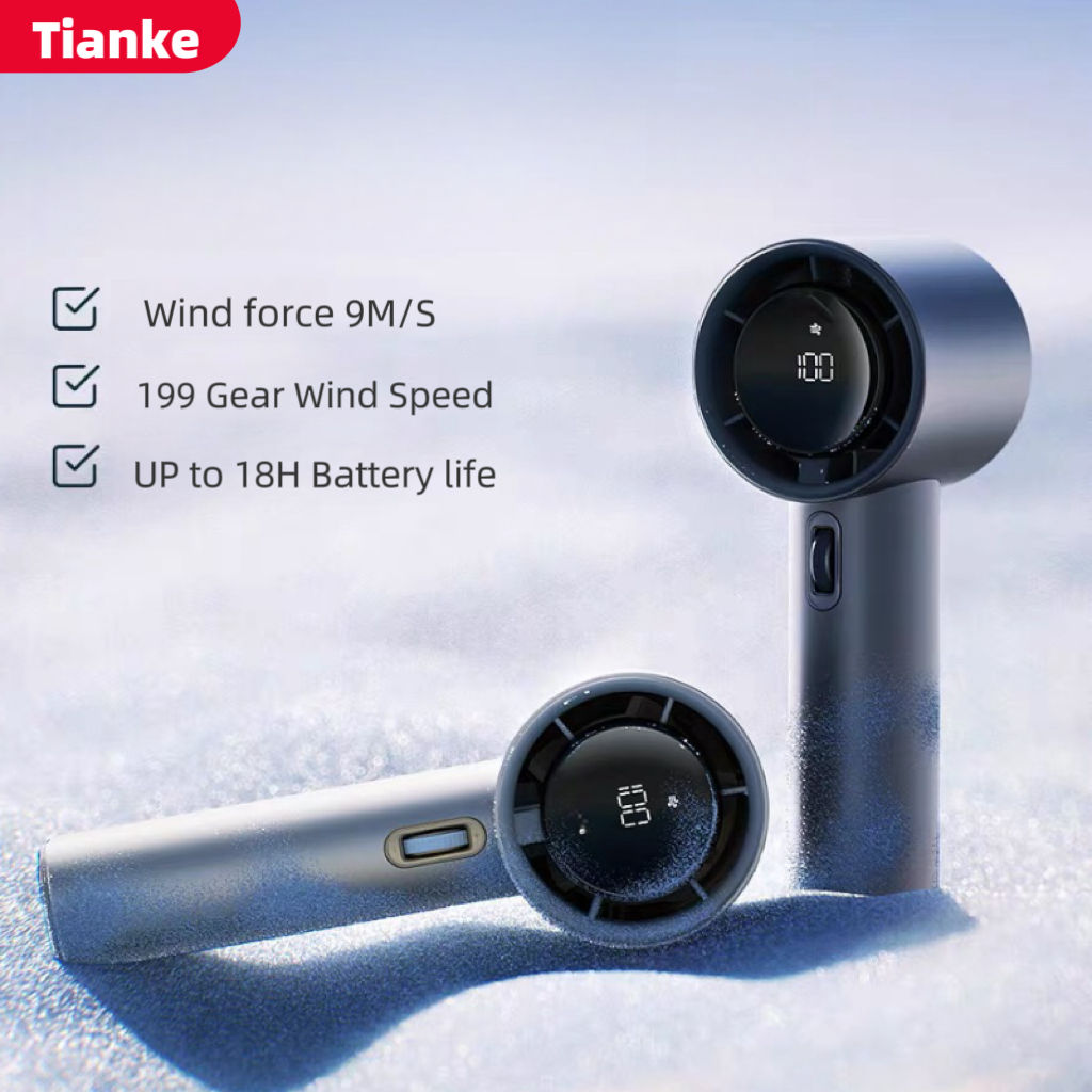 High-speed Handheld Turbofan USB Rechargeable Outdoor Mini Fan Ultra ...